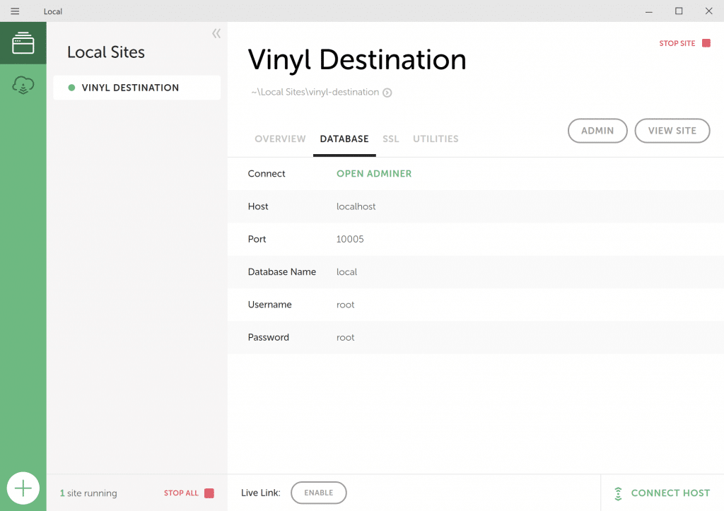 HeidiSQL on Local - Local