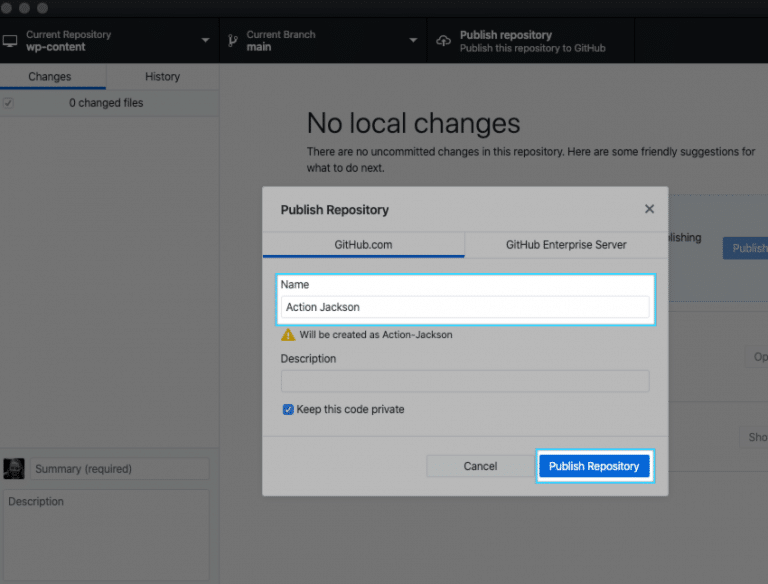 Develop with Local and GitHub - Local