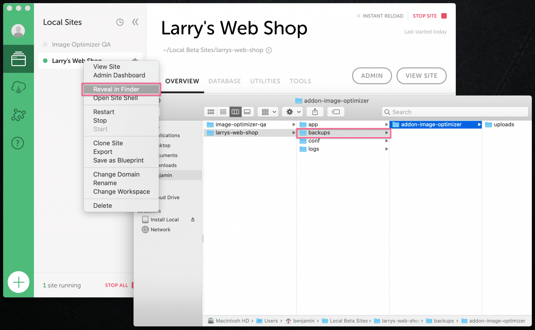 Image Optimizer - Local