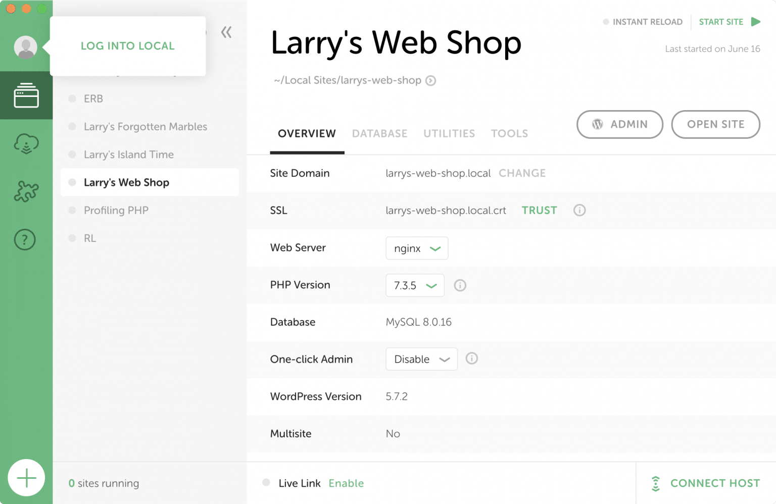 Local Accounts - Local