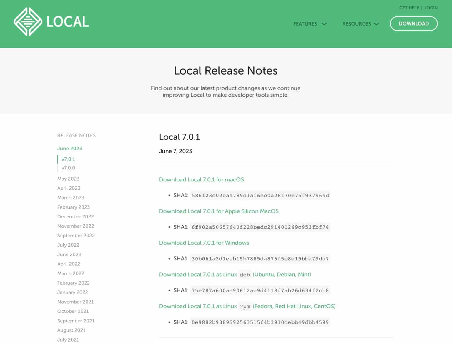 Install Local - Local